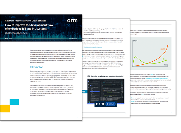 Improve IoT and ML Development with Cloud Services – Arm®