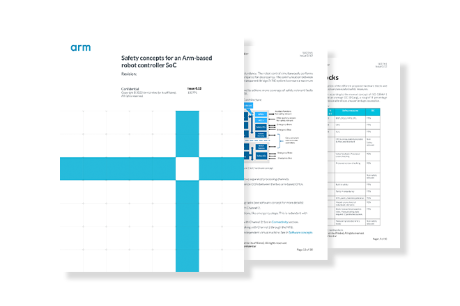 Safety Concepts for an Arm-based Robot Controller SoC – Arm®